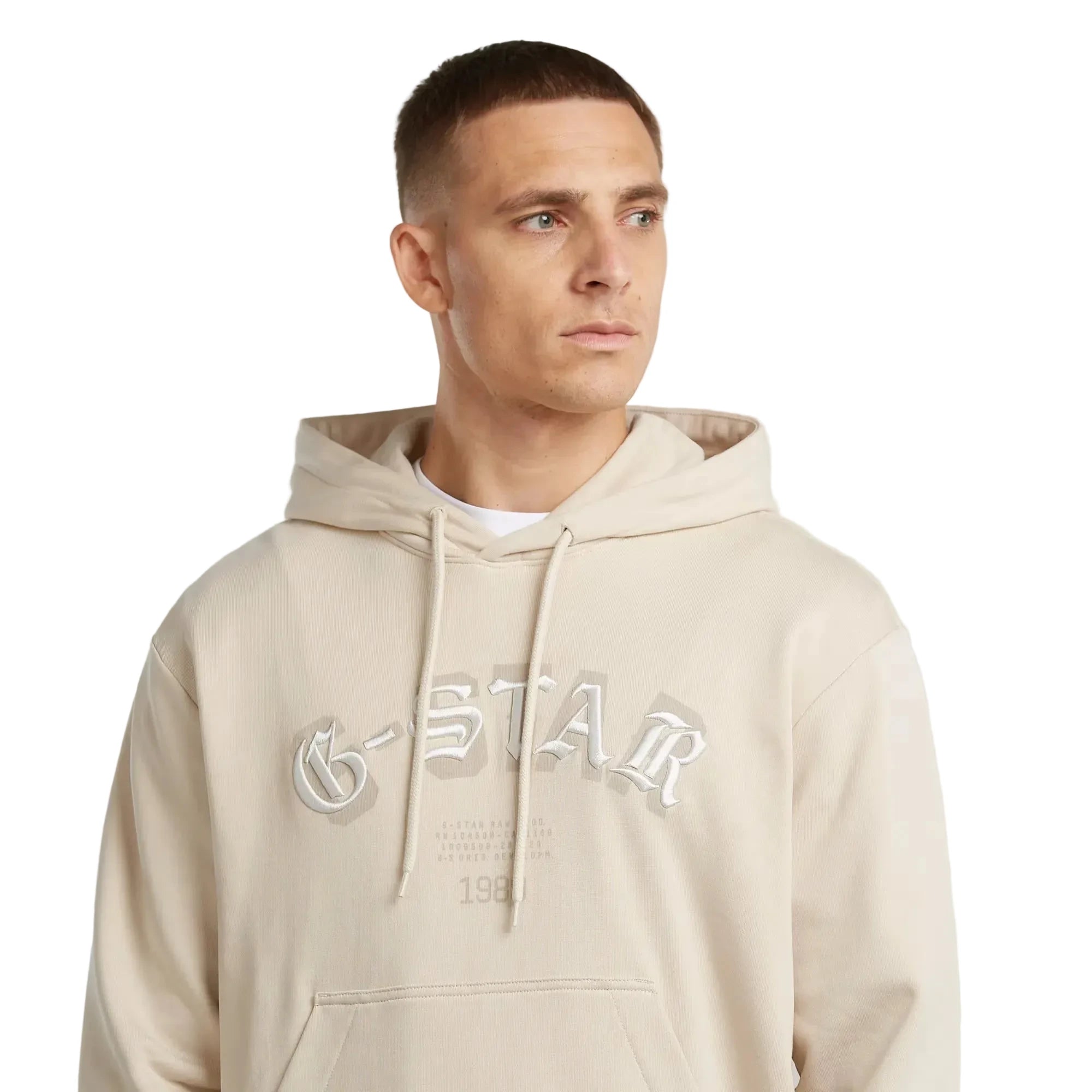 Embro Logo HB Hoodie (Beige) - D27100-D257-A488 – Dazzle Premium